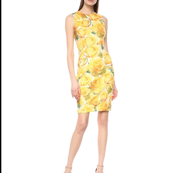 Calvin Klein | Dresses | Calvin Klein Rose Sheath Dress | Poshmark